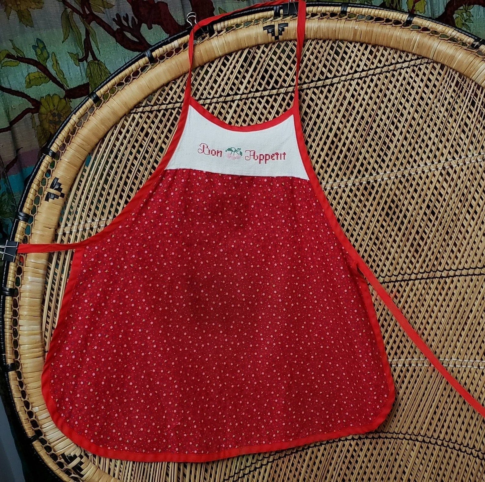 70s Kids Bon Appetit Apron - Etsy