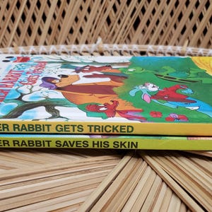 Vintage Brer Rabbit Books Set of 2 Disney's Wonderful World of Reading ...