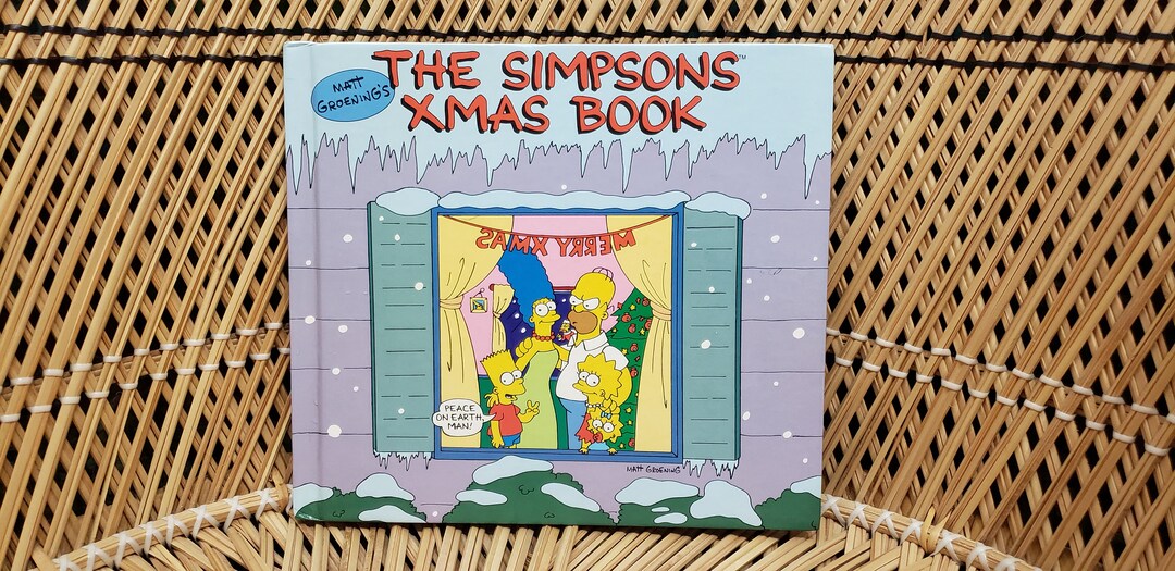 1990 the Simpsons Xmas Book by Matt Groening's - Etsy