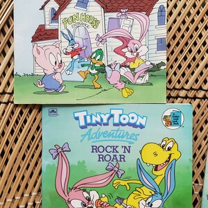 90s Tiny Toons Books Set of 4 Soft Covers - Etsy