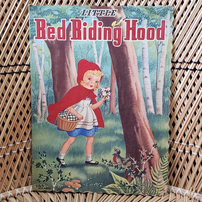 Little Red Riding Hood Book Cover - Etsy
