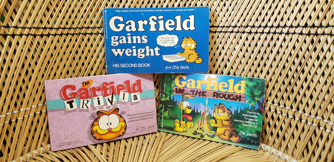 80s Garfield Books Set of 3 - Etsy