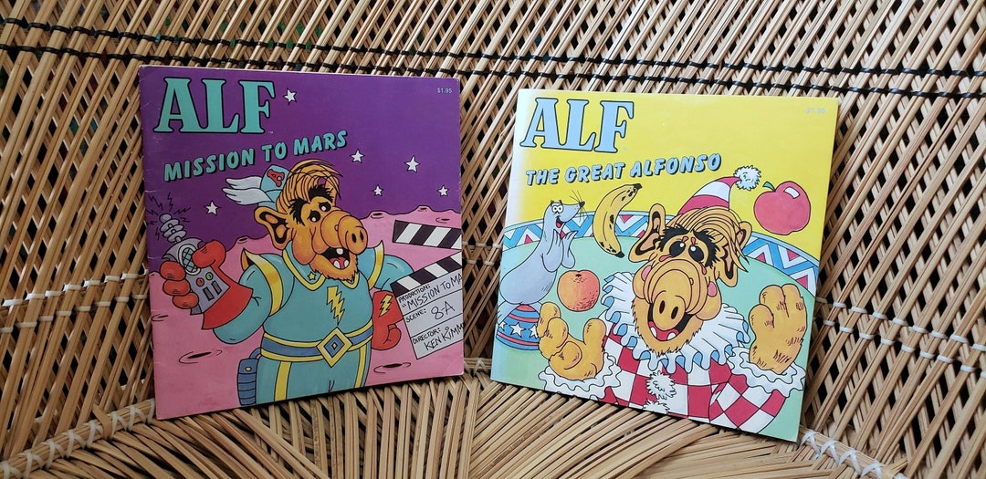 1987 Alf Books Set of 2: Alf Mission to Mars & Alf the Great Alfonso - Etsy