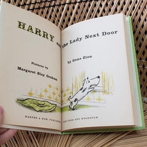 1960 Harry and the Lady Next Door by Gene Zion - Etsy