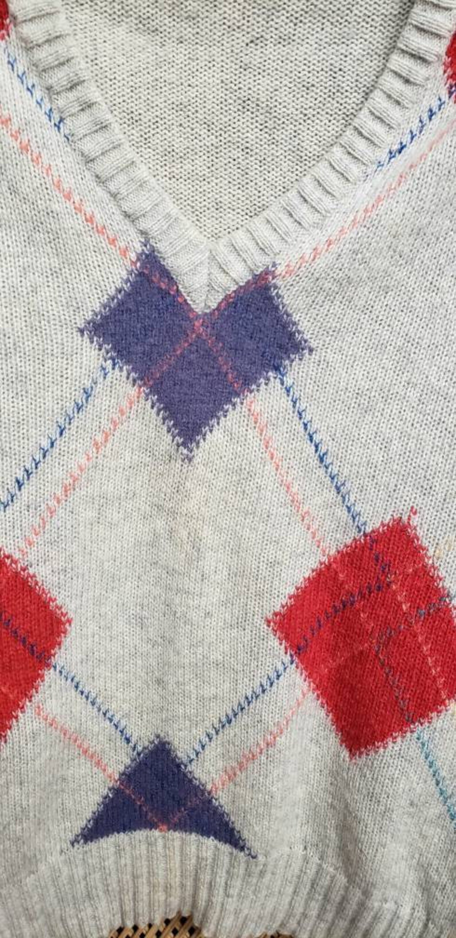 Vintage Mens Italian Lana Wool Sweater LG - Etsy