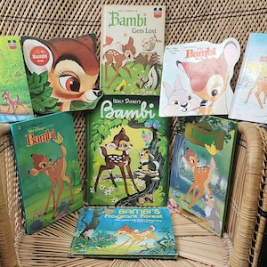 Vintage Bambi Books Buy 1 or All - Etsy