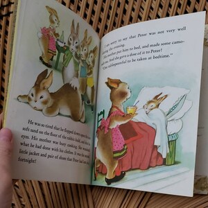 1970 Peter Rabbit by Beatrix Potter A Little Golden Book - Etsy