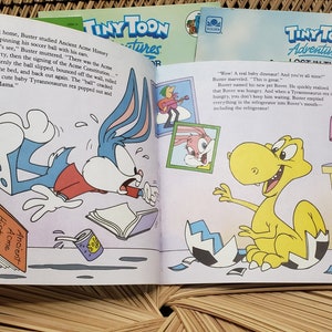 90s Tiny Toons Books Set of 4 Soft Covers - Etsy