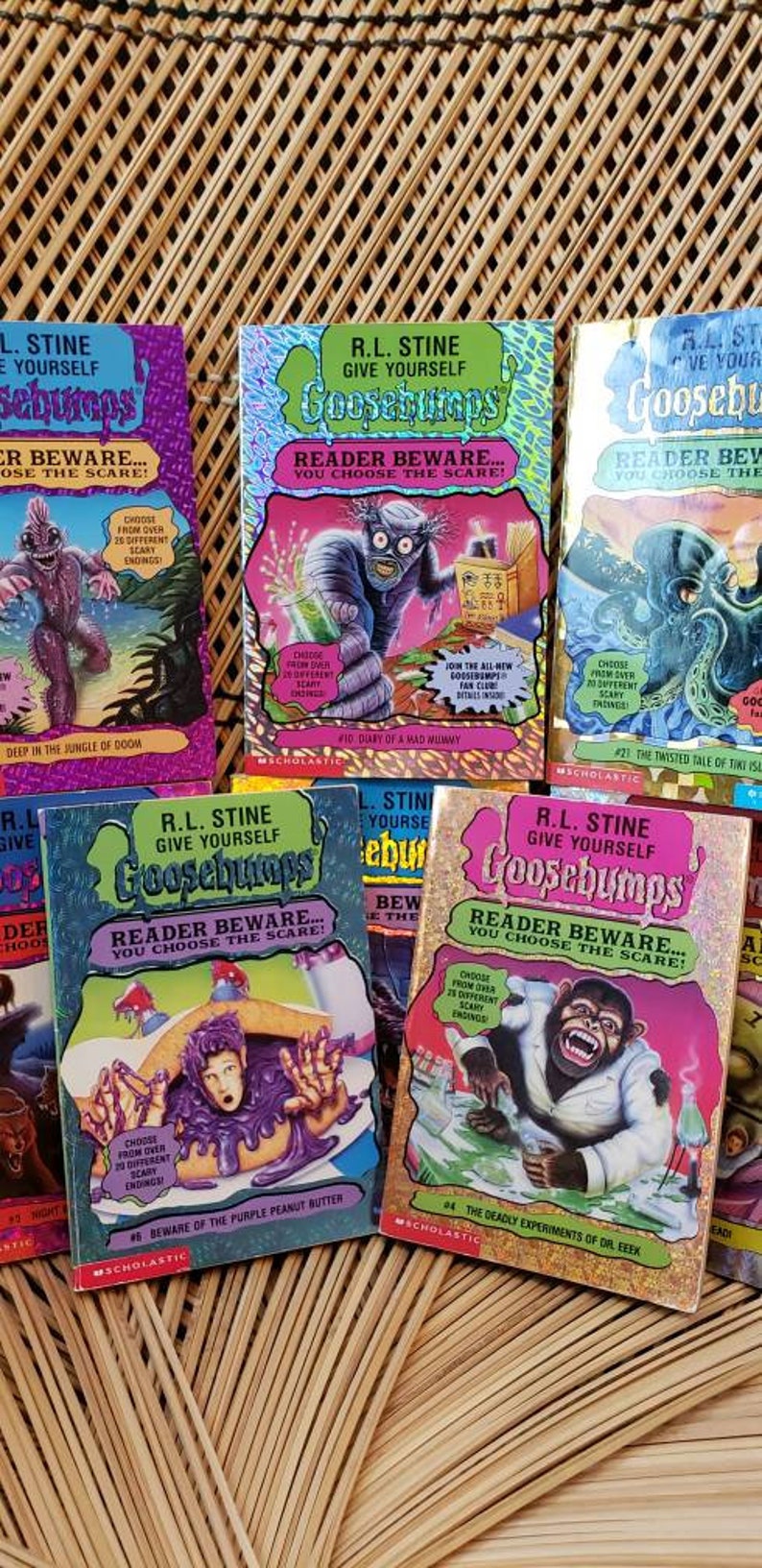 90s Give Yourself Goosebumps Books by R.L. Stein Scholastic - Etsy