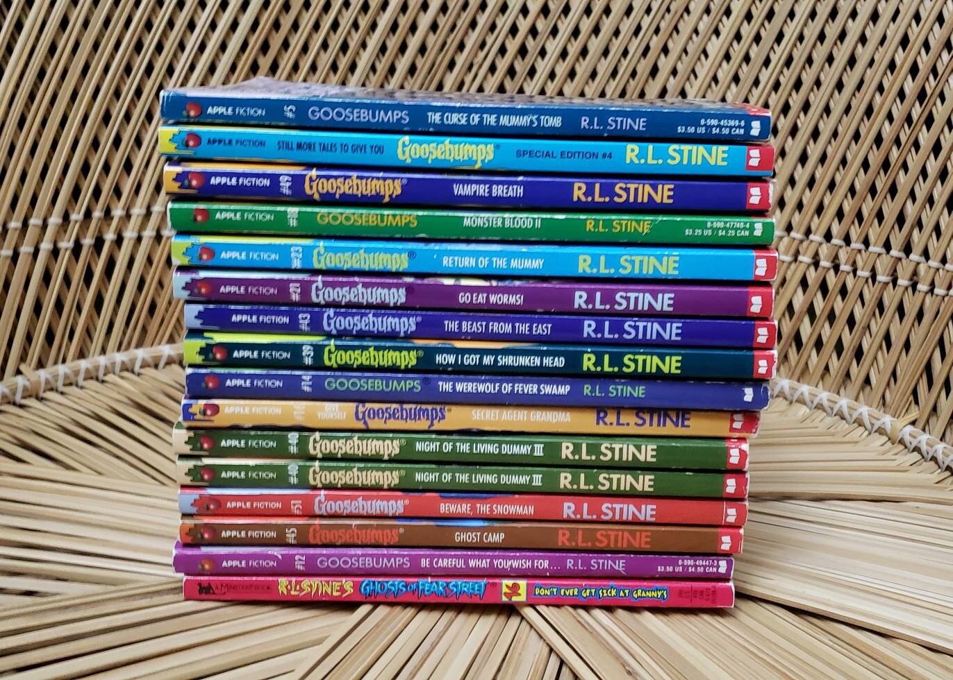 90s Goosebumps Books By R.L. Stein Scholastic Vintage | Etsy