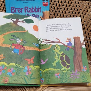 Vintage Brer Rabbit Books Set of 2 Disney's Wonderful World of Reading ...