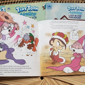 90s Tiny Toons Books Set of 4 Soft Covers - Etsy