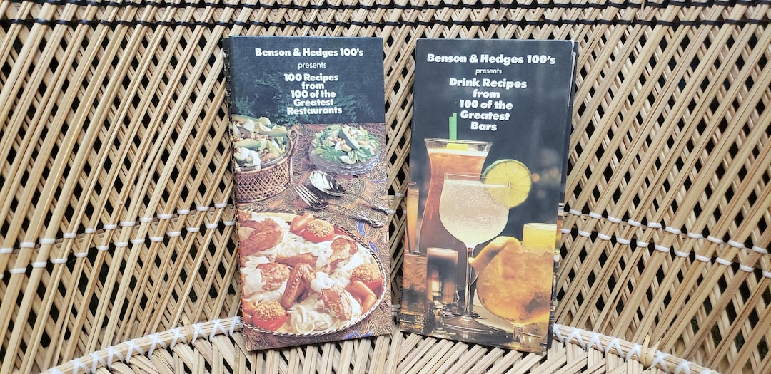 1978 Benson & Hedges 100's Presents Drink and Food Recipes From 100 of ...