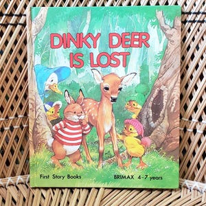 1987 Dinky Deer is Lost, First Story Books Brimax 4-7 Years - Etsy