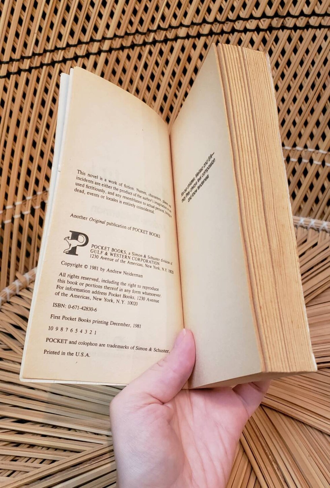 1981 Brainchild by Andrew Neiderman Paperback - Etsy