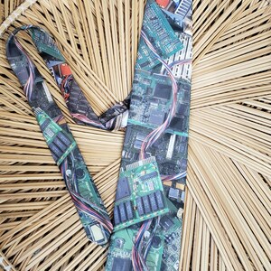 1994 Computer Circuit Board Necktie by Ralph Martin - Etsy