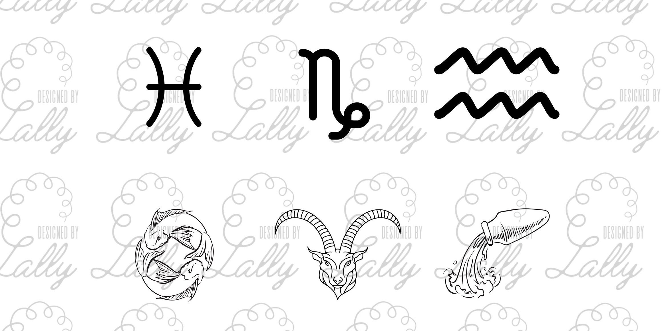 Art & Collectibles Astrology Ascendant Sign Sun Moon Asc / Rising ...