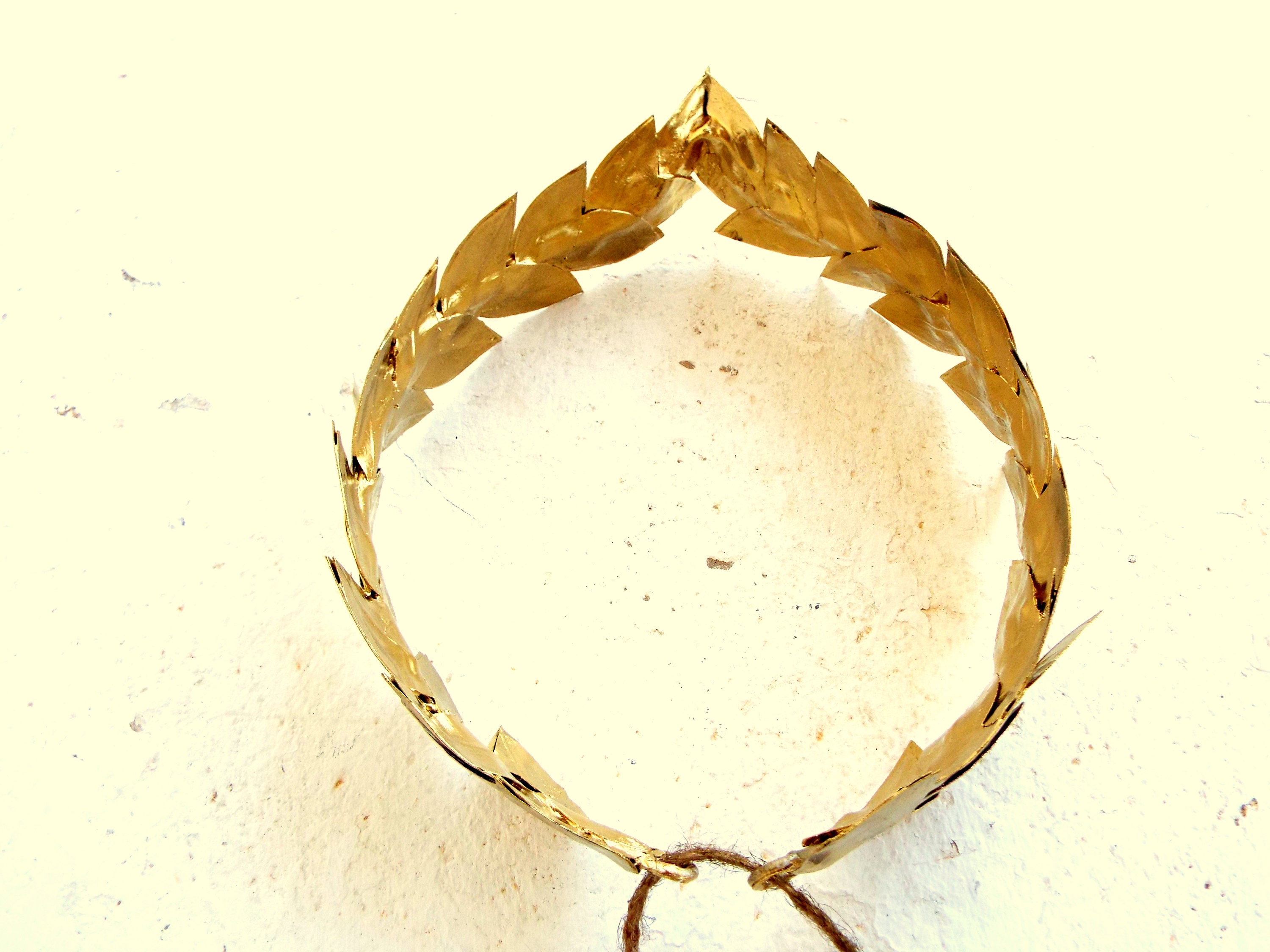 Men's Gold Leaf Napoleon headdress. Caesar crown Costume | Etsy