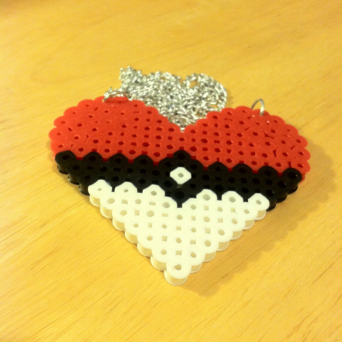 Pokemon Perler Bead Sprite Pokeball Heart Cute Hama Bead Pixel Art