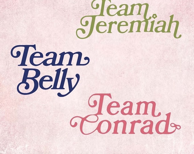 Team Belly Team Conrad Team Jeremiah PNG, Character's Tsitp Movie PNG ...