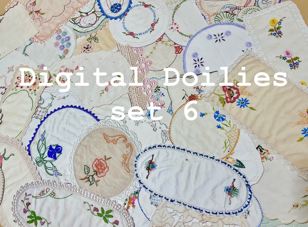 Digital Doilies Set 6 - Etsy
