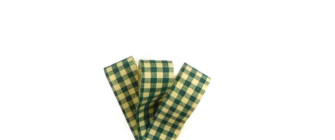 Green Checkered Ribbon, Green Picnic Ribbon, Checkered Ribbon ...