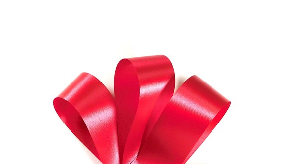 Outdoor Red Ribbon Weatherproof Ribbon Outdoor Ribbon Red | Etsy