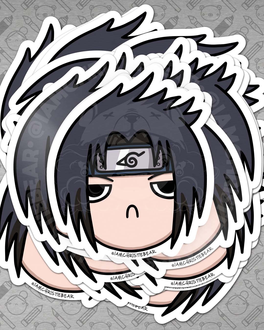 Anime Parody - Brooding Ninja Boy Sticker - Etsy