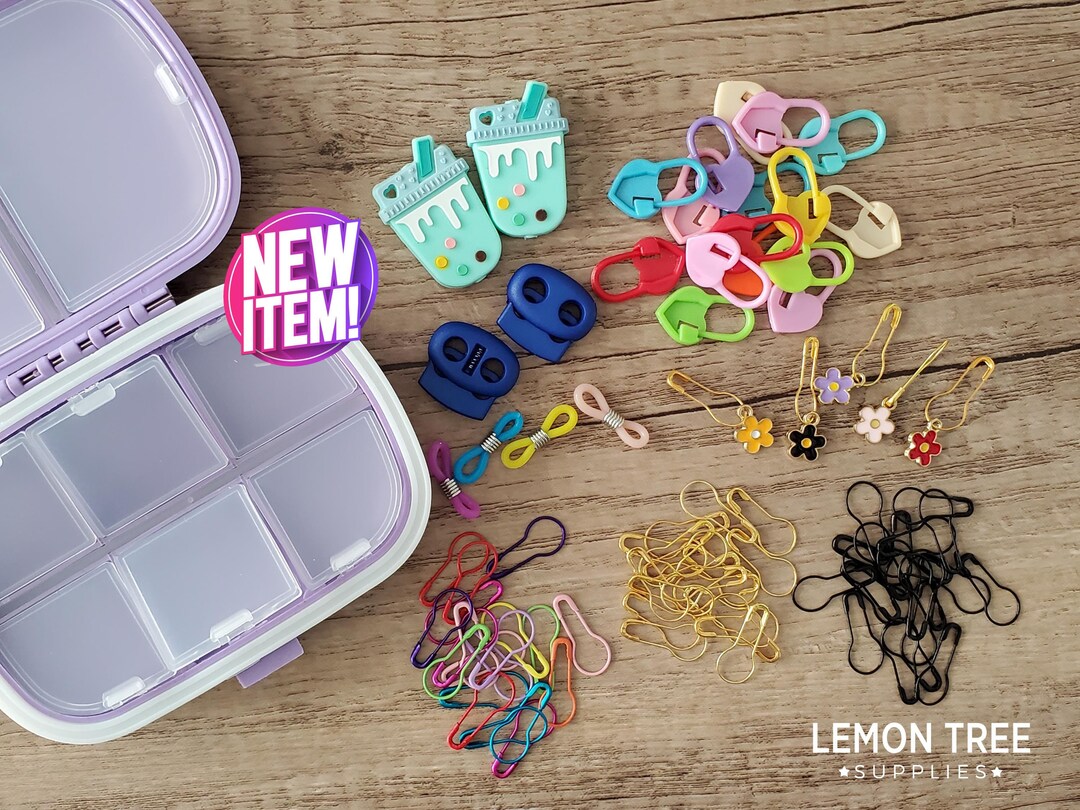 Knitting Notions Case INCLUDING Notions, Notions Tin, Knitting Notions ...