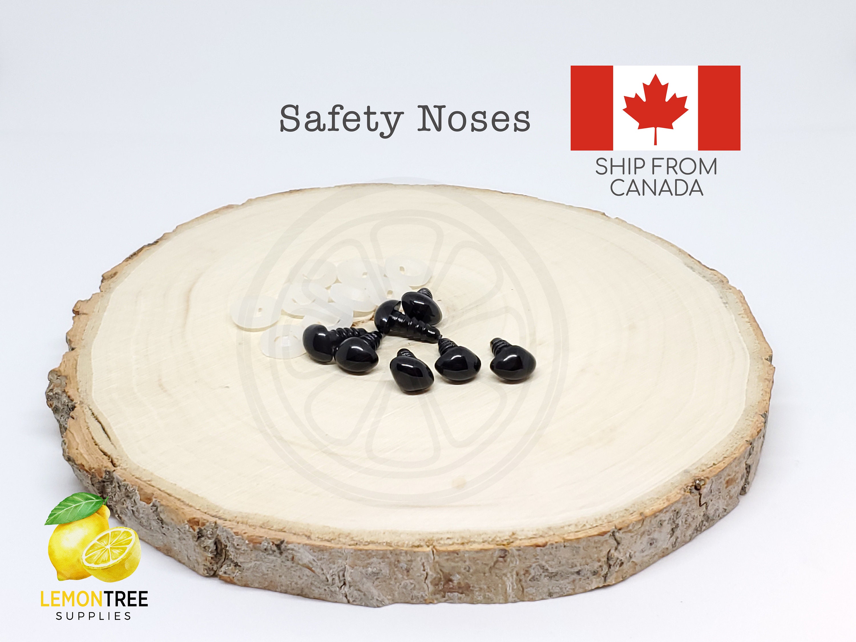 Black Triangle Safety Noses 7mm 8mm 9mm 12mm 15mm 18mm - Etsy