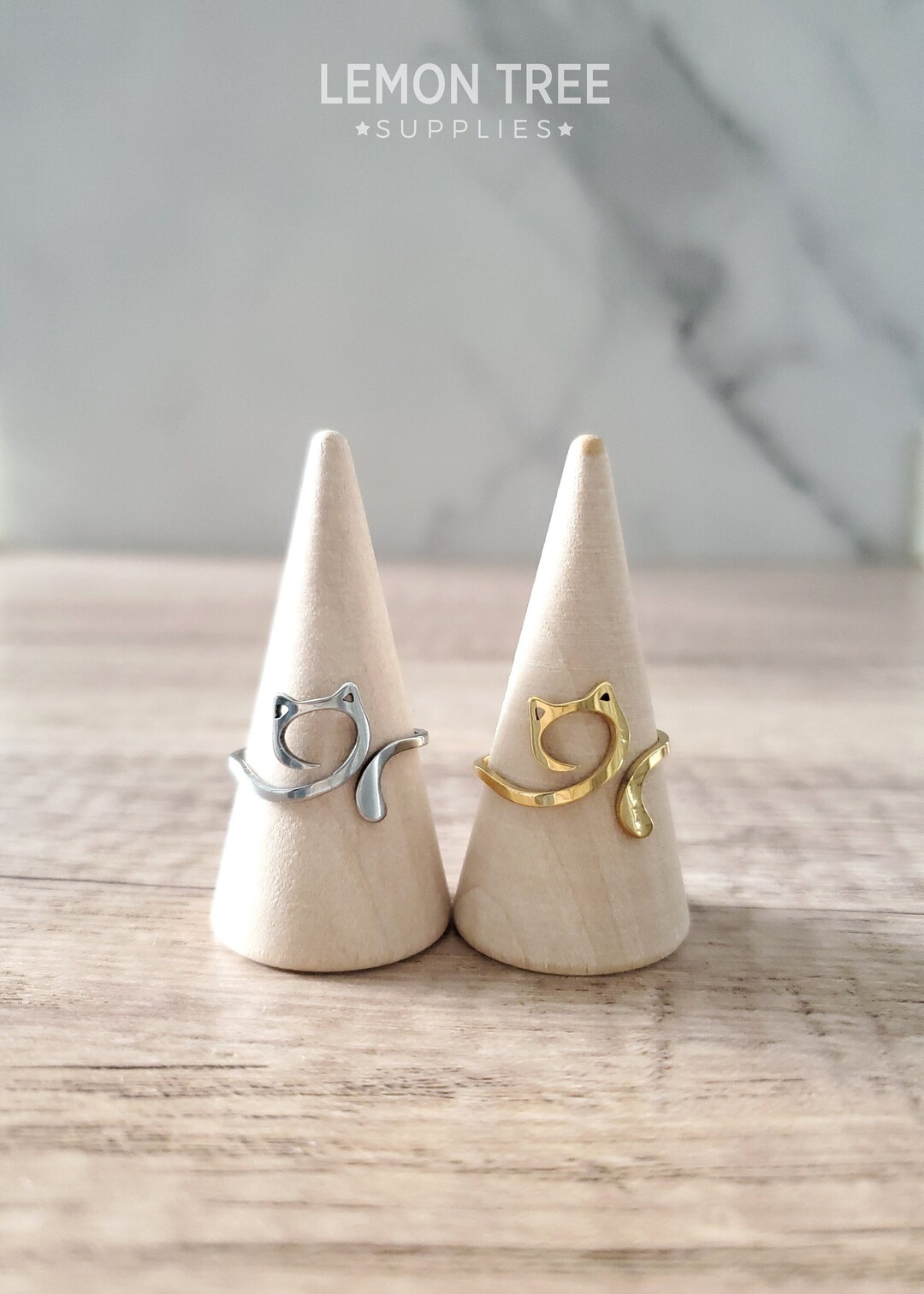 Stainless Steel Cat Yarn Tension Ring Adjustable for Knitting and ...