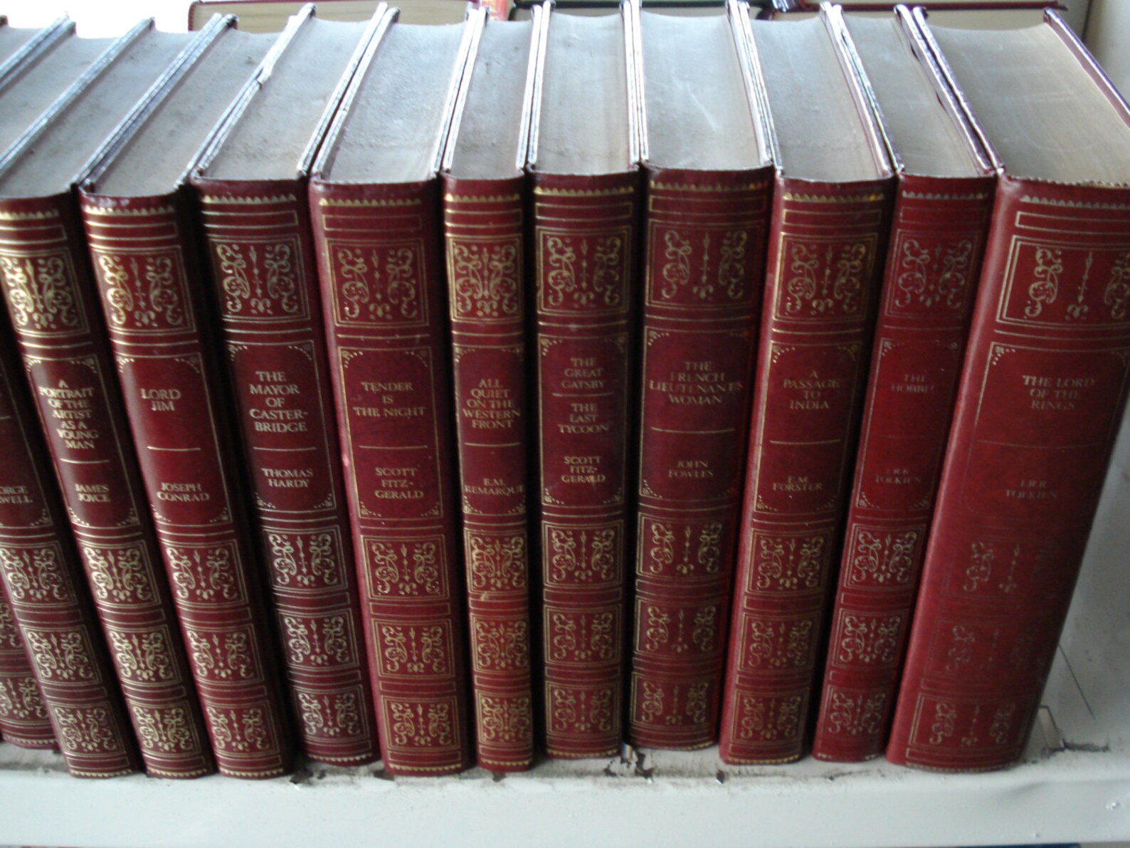 Set of 25 Vinyl Covered Books by Guild Books. Mixed Authors and Colours ...