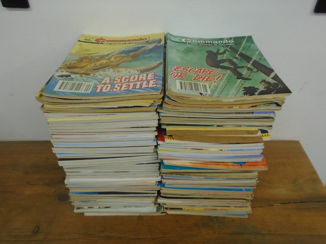 Set of 100 Commando Picture Library Comics. - Etsy