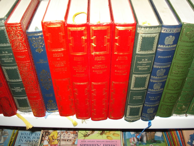 Set of 30 Vinyl Covered Books by Heron Books. Mixed Colours & Authors ...