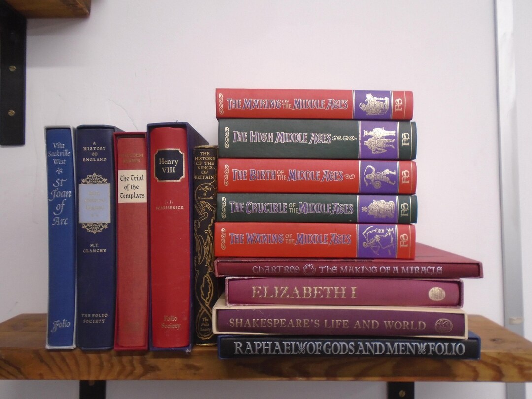 Set of 14 Folio Society Medieval History Books- All With Slipcases ...