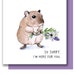 So Sorry I'm Here for You Sympathy Mouse Card - Etsy