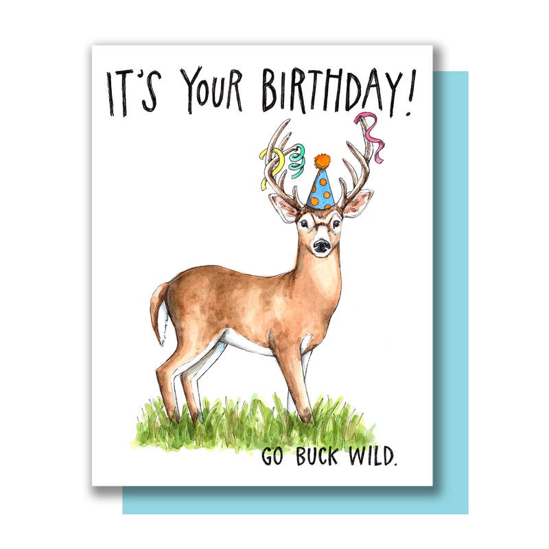 Wild Birthday Card - Etsy