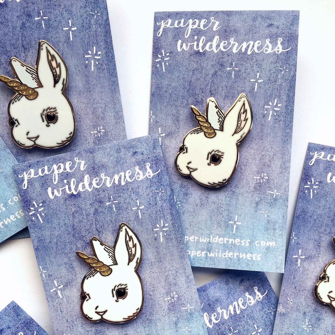 Bunicorn Bunny Unicorn Hard Enamel Pin Gold Glitter Unicorn - Etsy