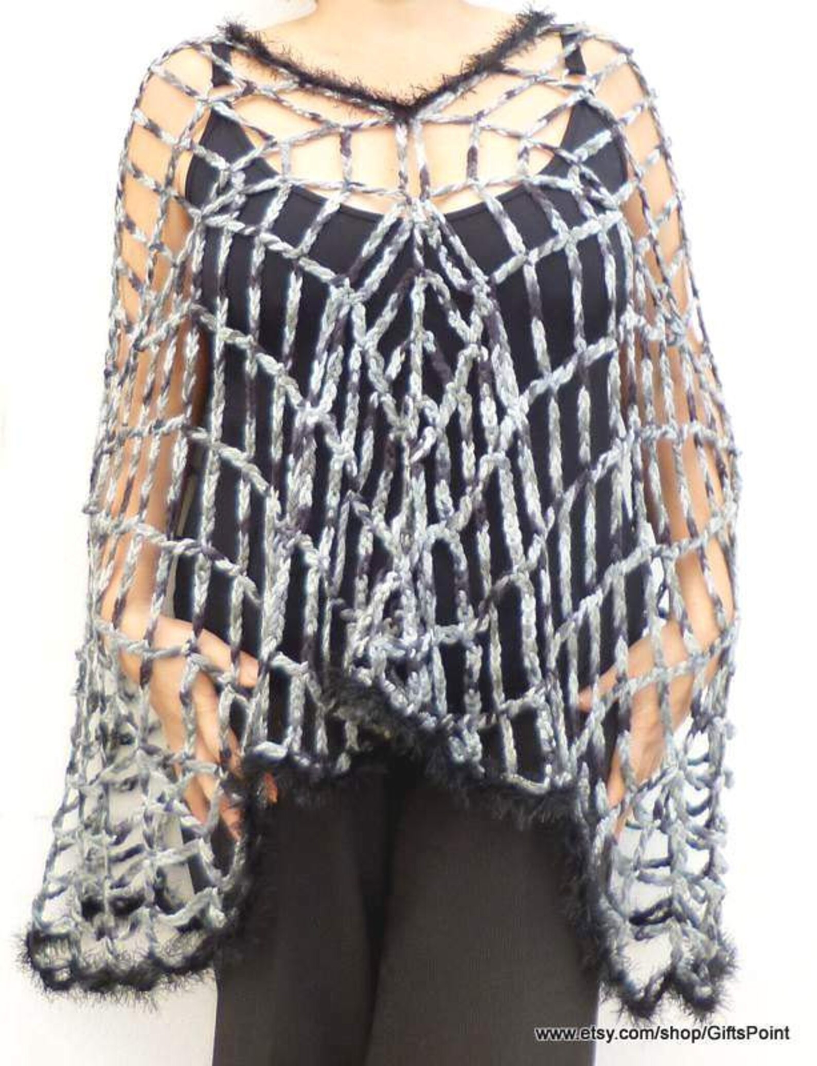 Halloween Pattern PDF Crochet Pattern Easy Crochet Poncho - Etsy