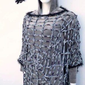 Halloween Pattern, PDF Crochet Pattern, Easy Crochet Poncho Pattern ...