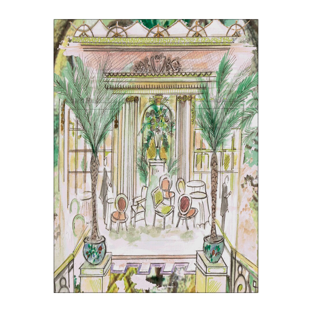 The Ritz Glass Wall Art, Wall Decor, Home Decor, Glass Printing, Green ...