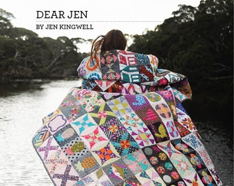Boho Heart Quilt Pattern by Jen Kingwell and Andrea Bair - Etsy Canada