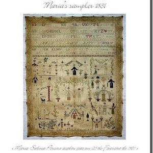 Maria's Sampler 1831 Gigir Chart | Etsy