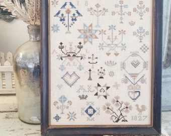 Pleasant Sampler by Hello From Liz Mathews Cross Stitch - Etsy