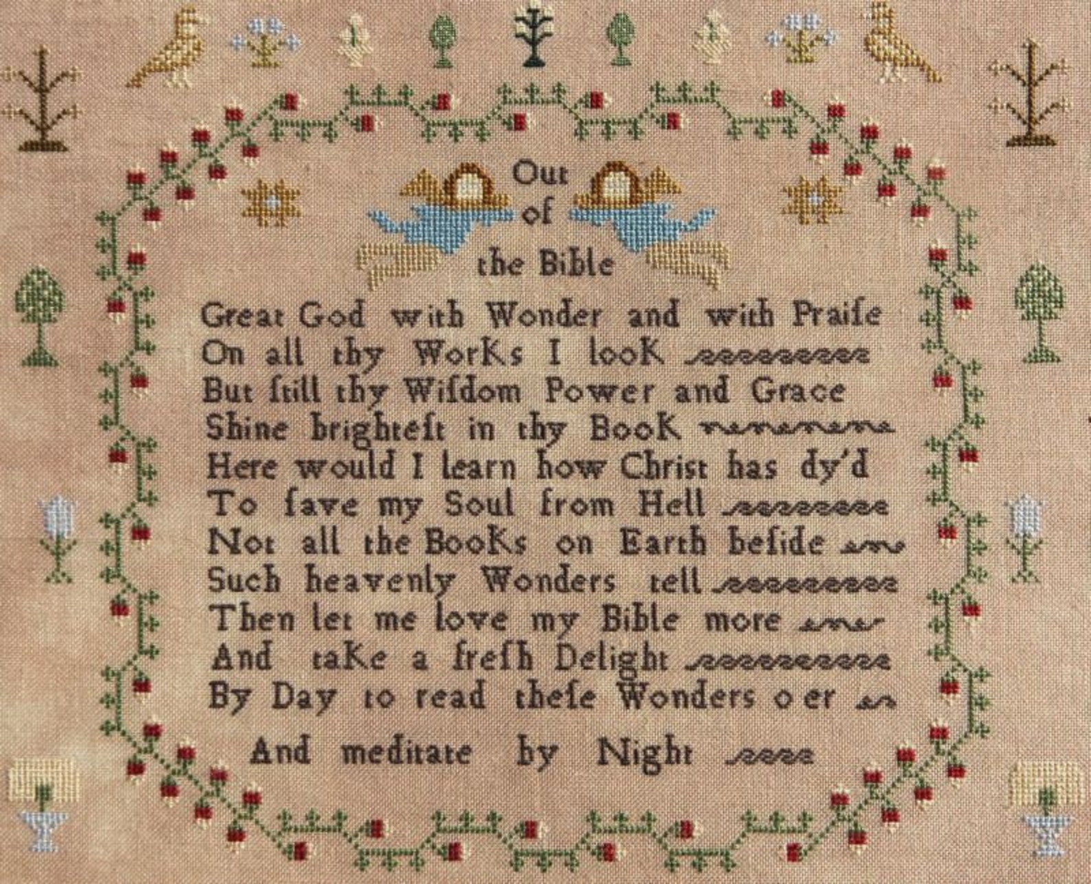 Mary Lea 1793 - Hands Across the Sea Samplers - Paper Chart - Etsy