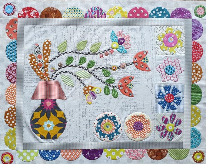Boho Heart - Quilt Pattern by Jen Kingwell and Andrea Bair - Etsy UK
