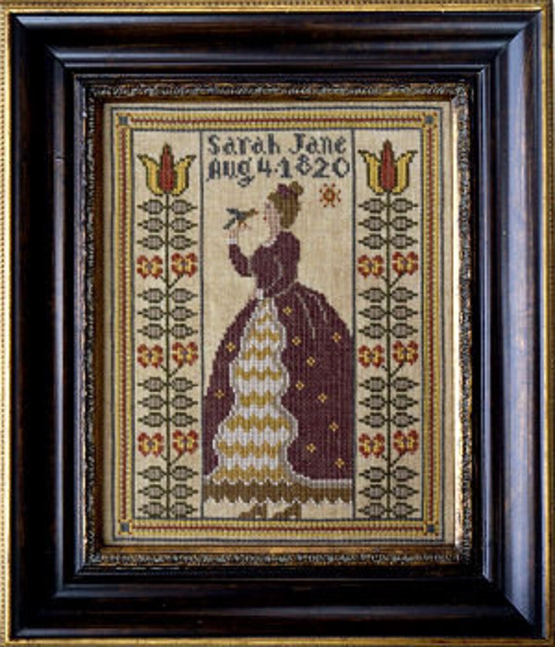 Miss Sarah Jane - La-d-da - Cross Stitch Chart - Etsy