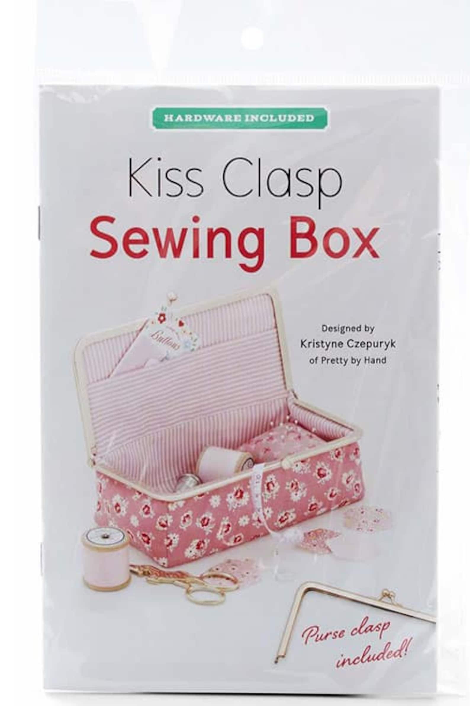 Kiss Clasp Sewing Box - Pattern and Hardware - Zakka Workshop - Etsy