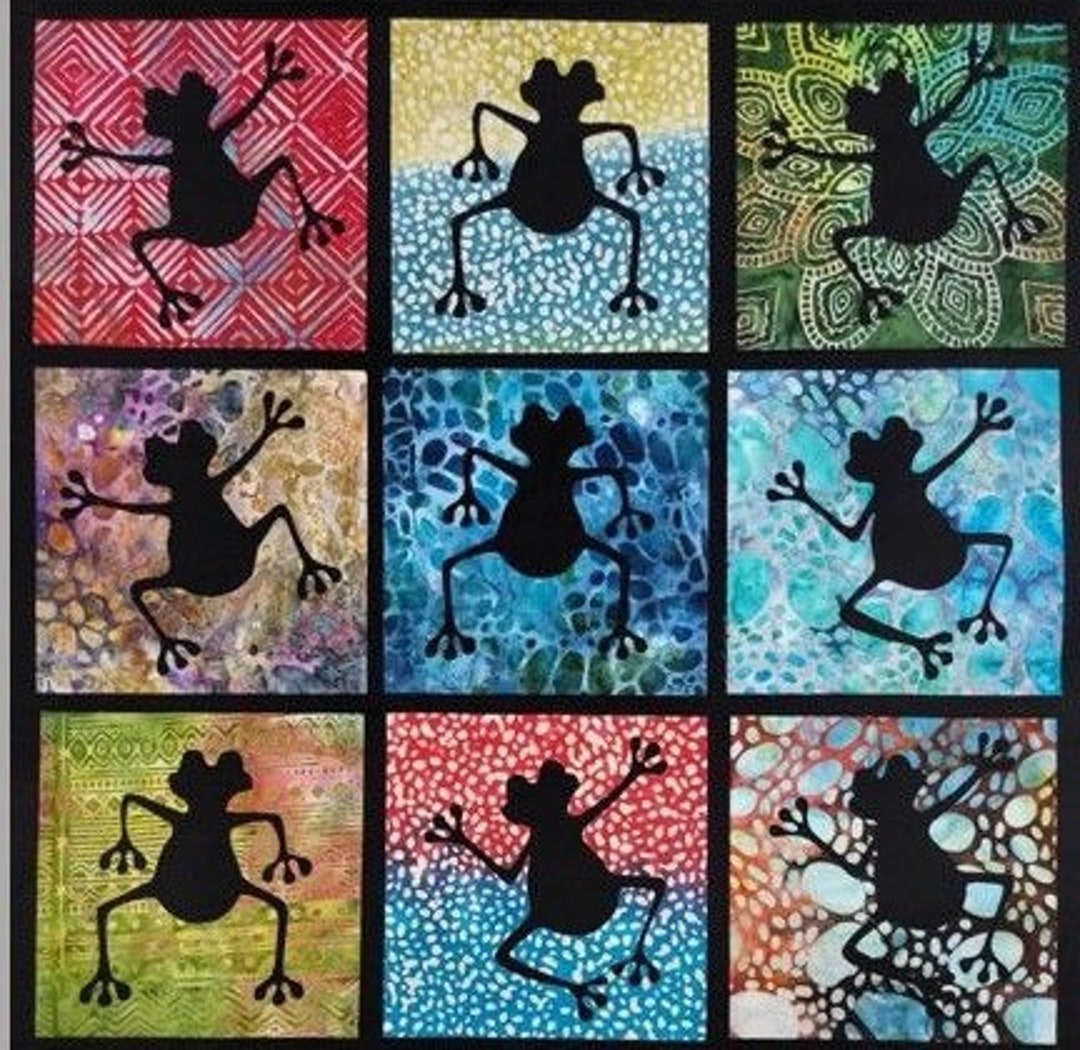 Dancing Frogs by Batik Australia - Quilt Pattern - Etsy Australia