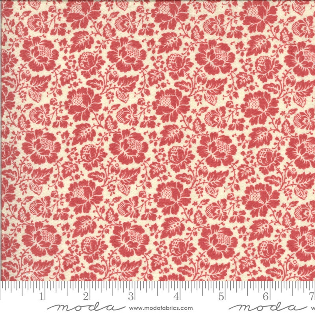 La Rose Rouge - French General - 1388416 - 1/2 Yard - Etsy